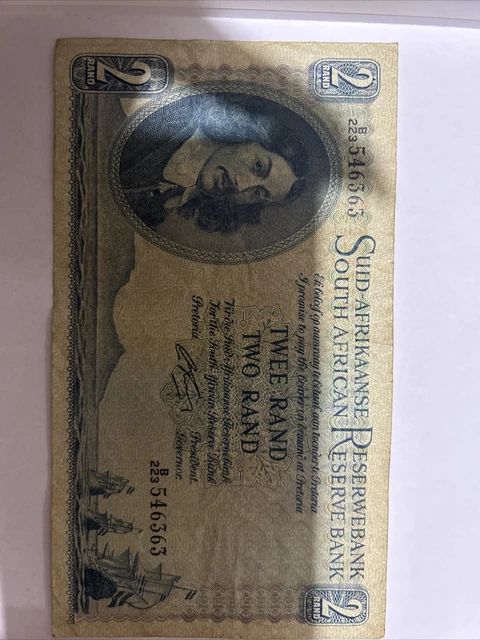 COLLECTORS SOUTH AFRICAN 2 Rand Notes-1962 £10.00 - PicClick UK