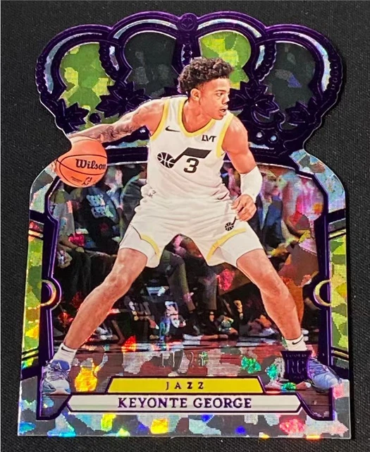 KEYONTE GEORGE 2023-24 Panini Crown Royale 11/25 cristal glace violet ...