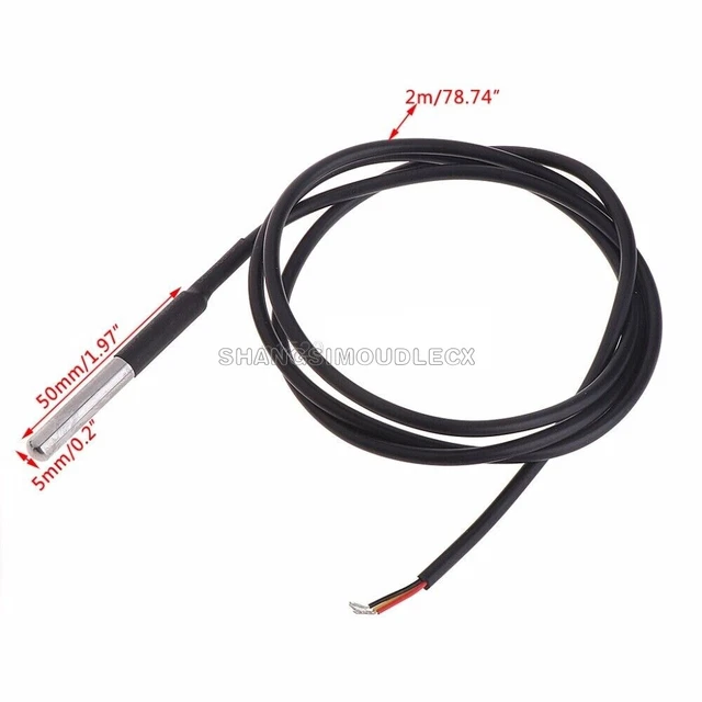 2M WATERPROOF DIGITAL Temperature Temp Sensor Probe DS18B20 NEW EUR 2 ...