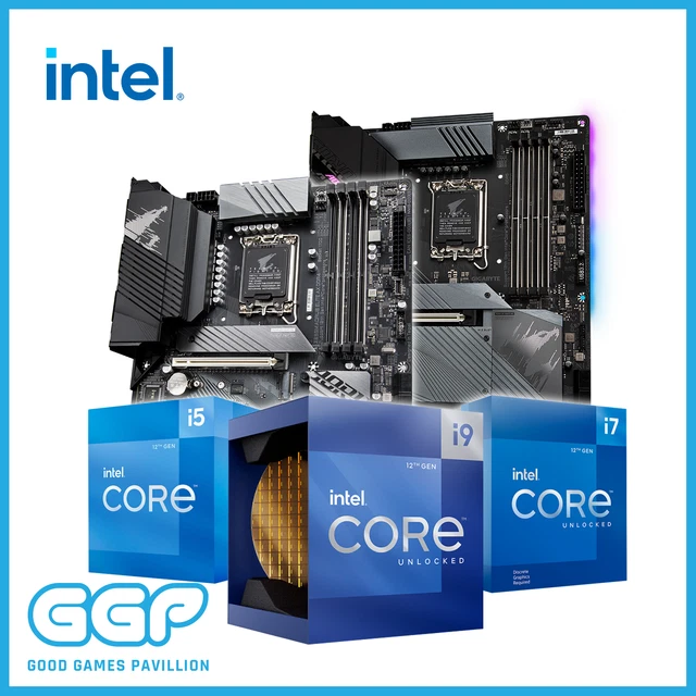 INTEL LGA 1700 CPU 12th Gen Core i9 i7 i5 Series Desktop PC Processors ...
