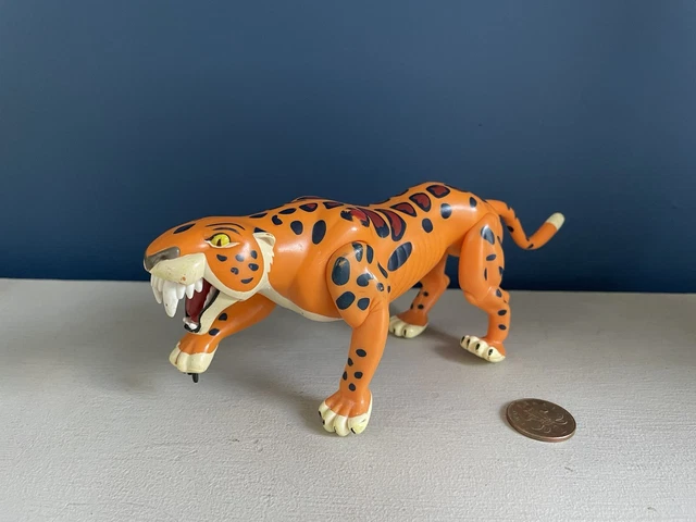 DISNEY TARZAN 1999 Leopard Attack Sabor Power Pounce Mattel Toy Action ...
