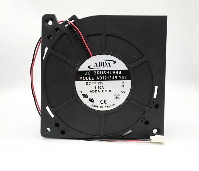 ADDA AB1212UB-Y01 DC12V 1.10A 12CM 12032 2PIN Blower cooling fan $51.98 ...