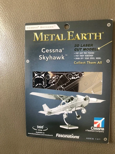 CESSNA SKYHAWK METAL Earth 3D Laser Cut Metal Model mms045 EUR 5,00 ...
