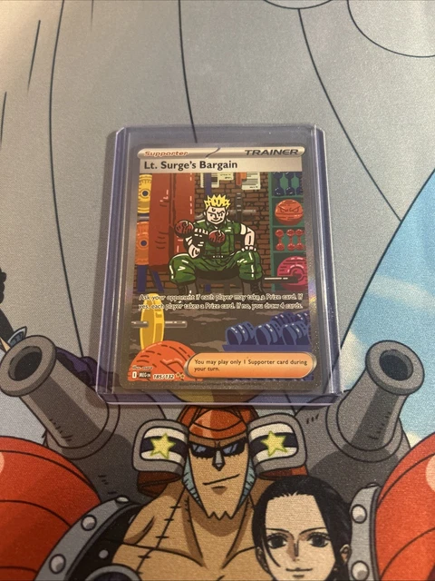 POKÉMON TCG MEGA Evolutions Lt. Surge's Bargain 185/132 £26.70 ...