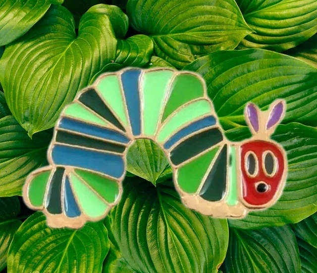 THE VERY HUNGRY caterpillar Pin Badge Broach - Cute 🐛 £0.99 - PicClick UK