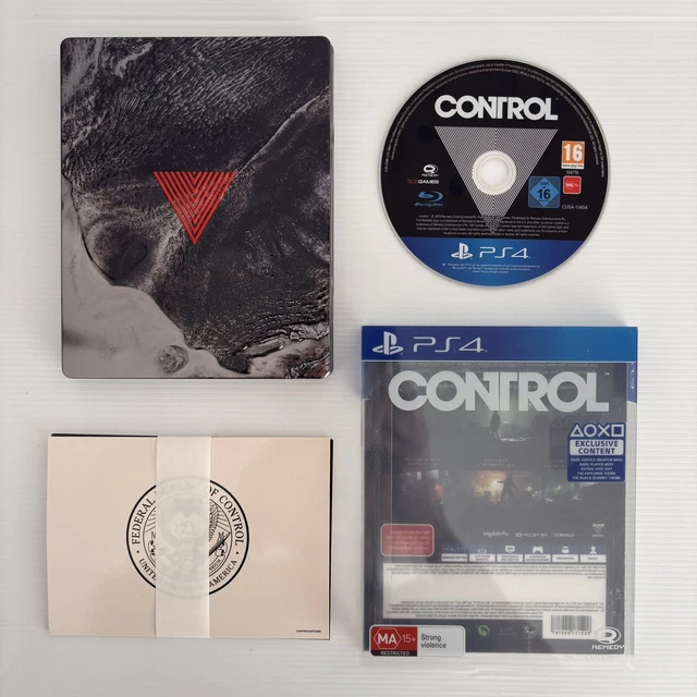 CONTROL LIMITED STEELBOOK Deluxe Edition PS4 | PlayStation 4 PS4 Game ...