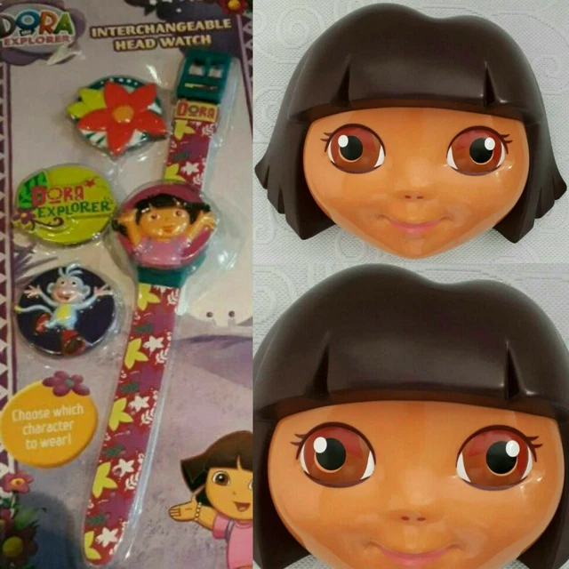 DORA THE EXPLORER 3D Deco Cordless Battery Operated Night Light + Watch ...