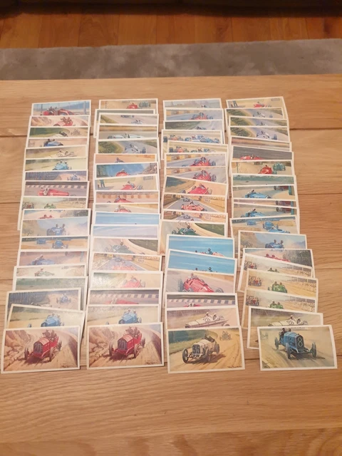 MOBIL - THE Story of Grand Prix Motor Racing 1971 Bundle Of 73 Cards £9 ...