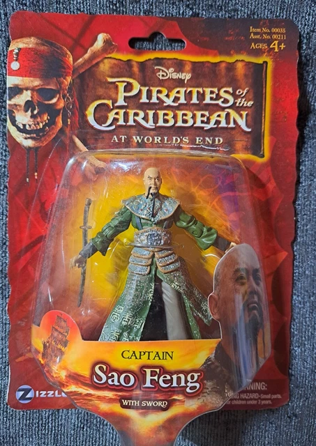 PIRATES OF THE Caribbean at World's End Captain Sao Feng with sword £14 ...
