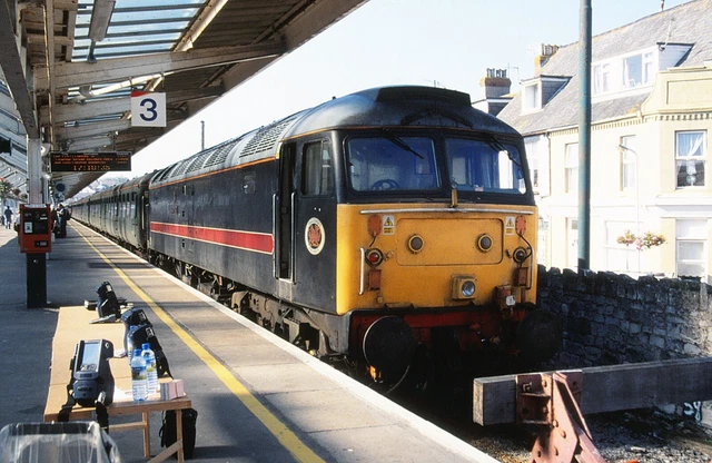 5361 RAILWAY COLOUR Slide Class 47 712 At Weymouth 2005 £2.99 - PicClick UK