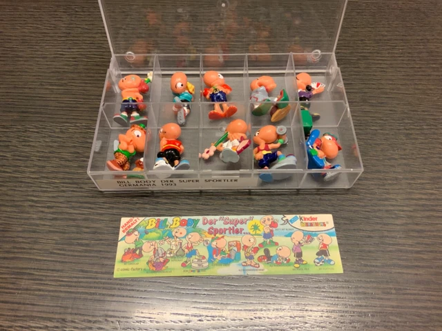 KINDER-GERMANIA-BILL BODY DER Super Sportler-Serie Completa+Cartina ...