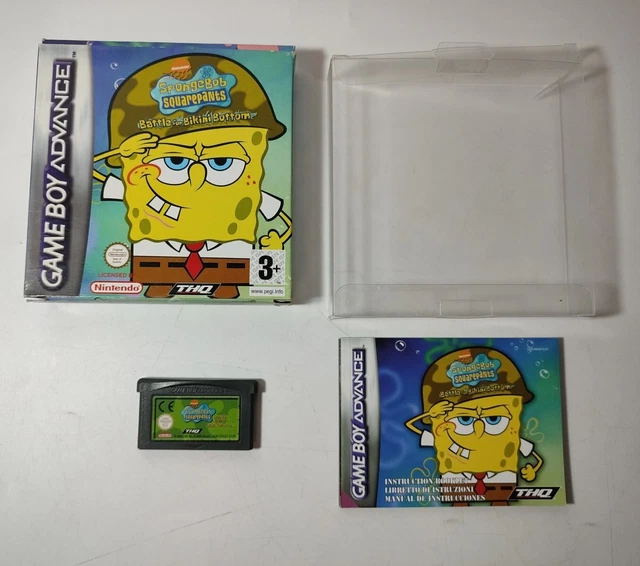 SPONGEBOB BATTLE FOR BIKINI BOTTOM - NINTENDO GAME BOY ADVANCE GBA ...