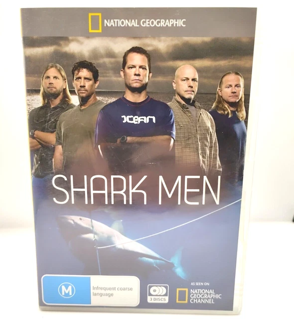 SHARK MEN (DVD 2010) National Geographic doco 3 disk series ! VGC ...