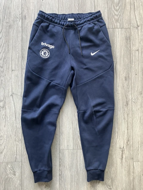 CHELSEA FOOTBALL CLUB Nike Player Issue Tech Fleece Joggers Mens Size ...
