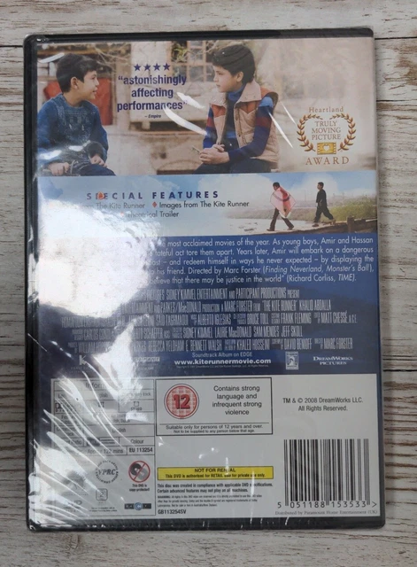 THE KITE RUNNER DVD Drama (2008) Homayon Ershadi New £3.99 - PicClick UK