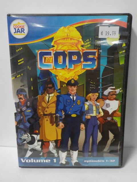 C1028 COOKIE JAR "Cops (Volume 1)" Animated Cartoon DVD Set (Complete ...