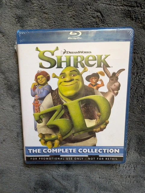 SHREK 3D THE Complete Collection Blu-ray - Shrek 1-3 Promo Pack NO ...