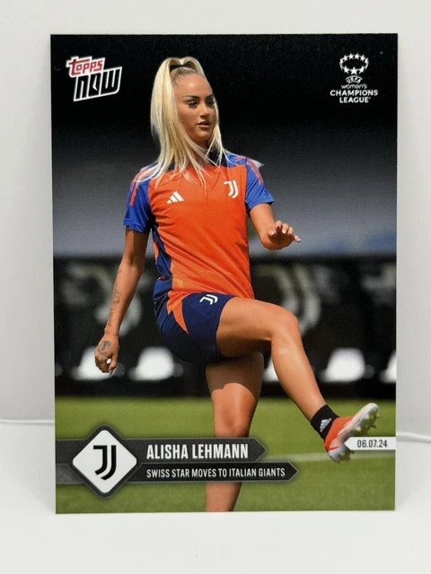 TOPPS NOW UWCL 23/24 - Carte 023 - Alisha Lehmann - Juventus EUR 4,50 ...