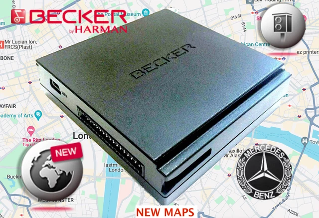 BECKER MAP PILOT Mercedes Navi GPS Sat Nav 2023 Maps £139.00 - PicClick UK