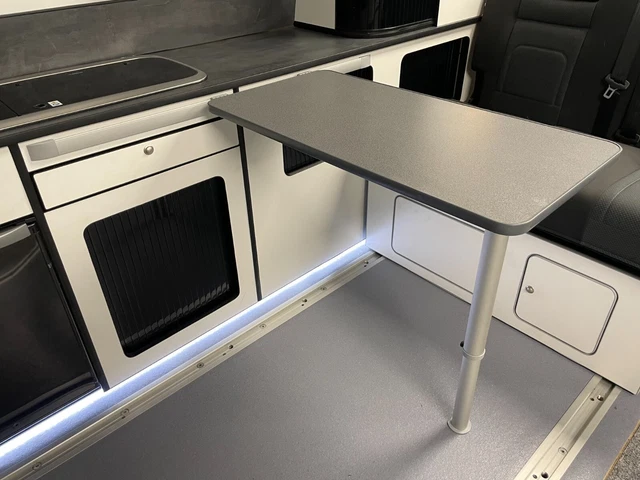 CAMPERVAN ADJUSTABLE HEIGHT Table + Rail Kit, Trafic, Mazda Bongo ...