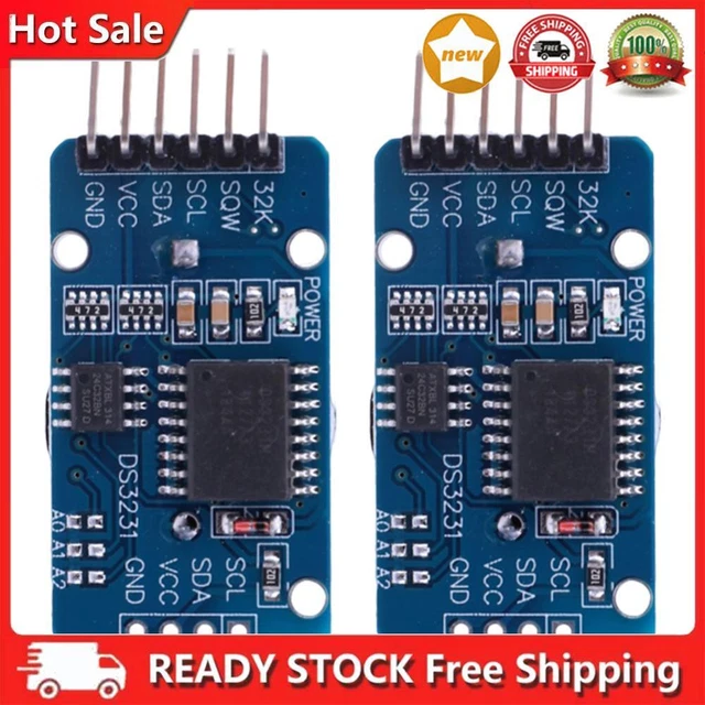 DS3231 PRECISION CLOCK Module IIC AT24C32 Memory Module With/without ...