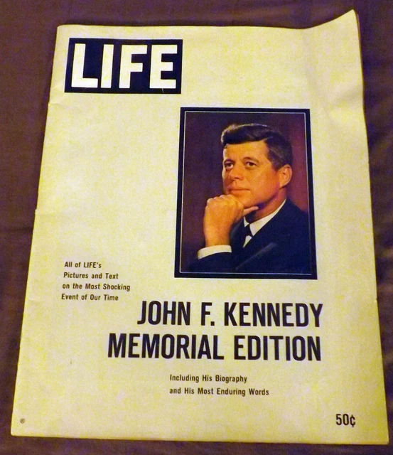 LIFE MAGAZINE - John F. Kennedy Memorial Edition 1963 - 88 Pages - JFK ...