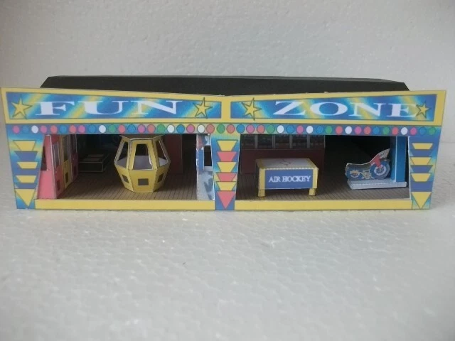 FUN FAIR CARD Model 00 Scale Arcade Fairground ,Card Kit,Model Railway ...