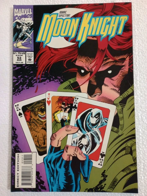 MARVEL COMICS 1993 Moon Knight #53 quasi nuovo vol 1 edizione edicola ...