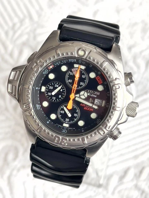 CITIZEN ECO - DRIVE B740-H16731 Y PROMASTER AQUALAND 200 m - VINTAGE ...