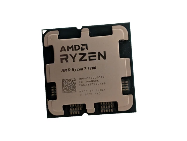 AMD RYZEN 7 7700 CPU 8 Core 16 Thread 5.3GHz AM5 Processor Tray OEM £ ...