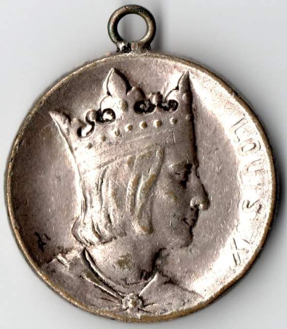 FRANCE TWO-SIDED MEDAL King Louis X. + King Louis XI £16.06 - PicClick UK