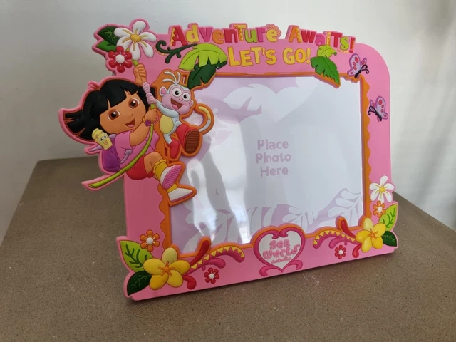 3D PHOTO FRAME 6x8 Nickelodeon Dora the Explorer Adventure Awaits Let's ...