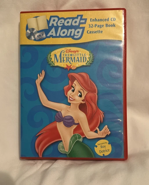 DISNEY'S THE LITTLE Mermaid Read-Along w Enhanced CD 32 Page Book ...