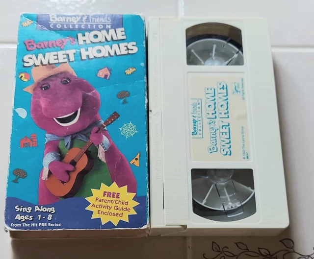 VHS BARNEY & Friends Collection Barney's Home Sweet Homes Video Tape ...