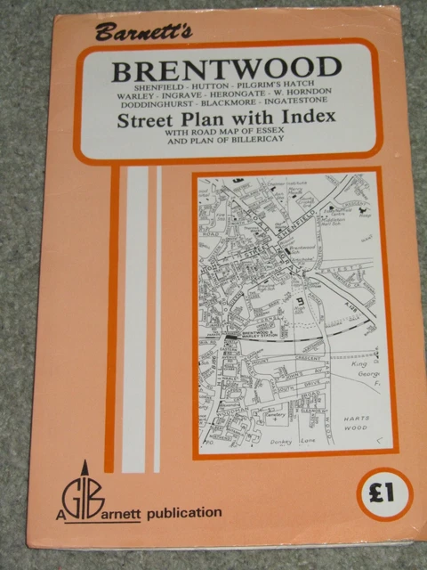BARNETTS STREET MAP: Canterbury: 1980s Sheet map, Scale 1:13,000 £1.69 ...