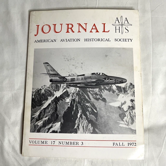 AAHS JOURNAL AMERICAN Aviation Historical Society Flight Fall 1972 £11. ...