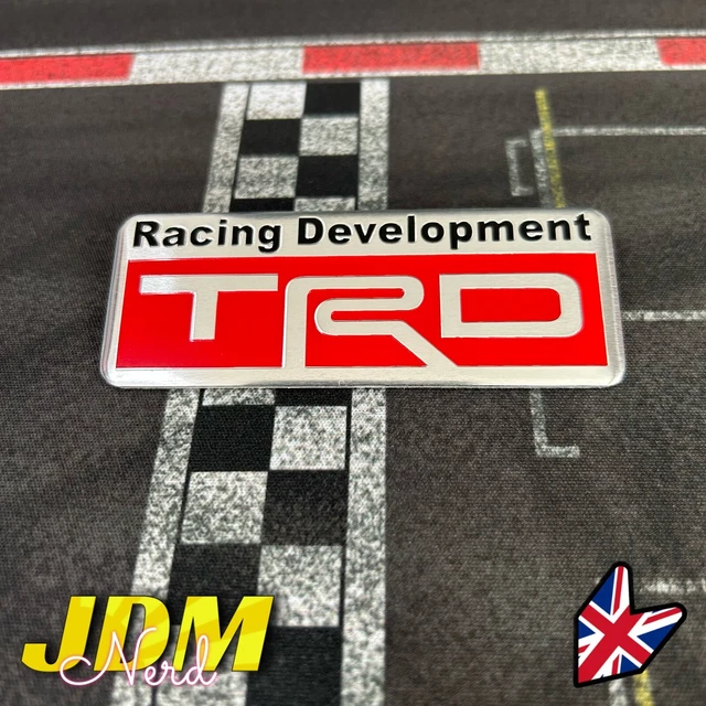 TRD RACING DEVELOPMENT Style Car Badge JDM Toyota Supra Starlet Celica ...