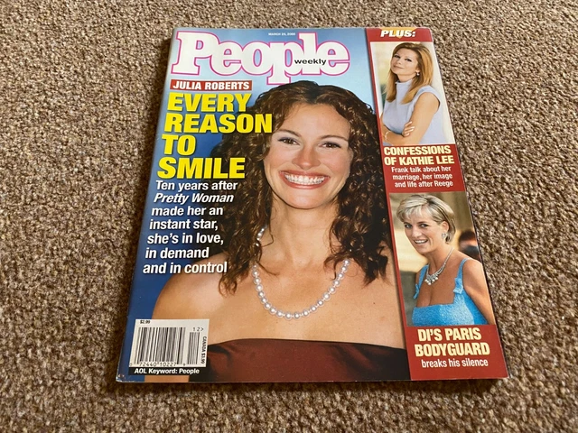 PEOPLE MAGAZINE 20/3/2000 Julia Roberts Kathie Lee Princess Diana Joni ...