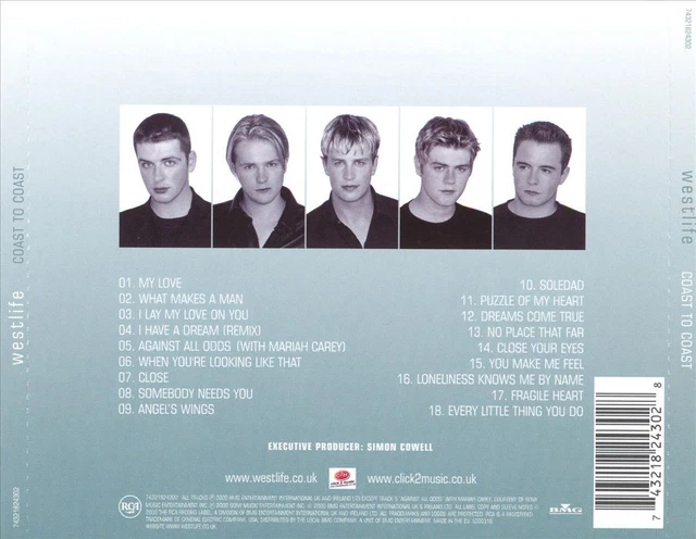 WESTLIFE - COAST To Coast New Cd £24.96 - PicClick UK