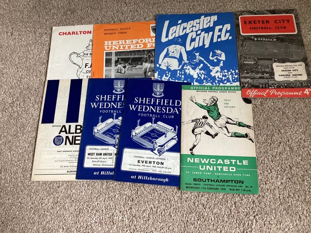 8 PROGRAMMES 1959 to 1974 various teams job lot £3.29 - PicClick UK