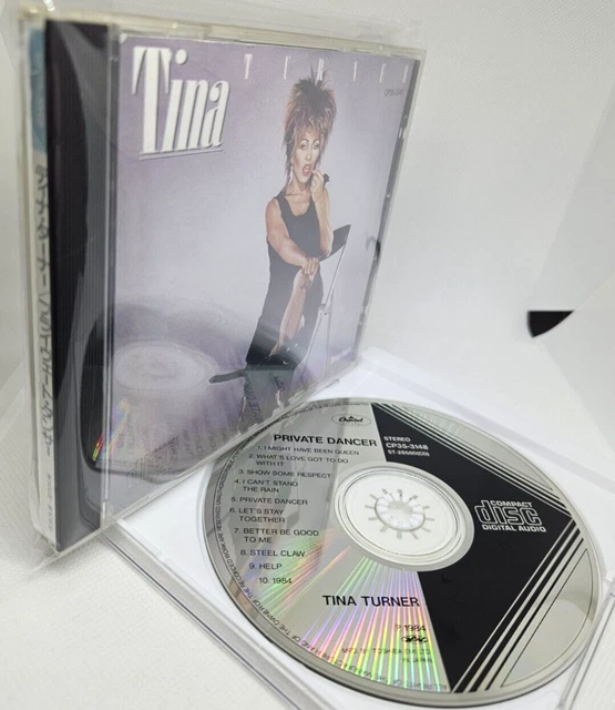 TINA TURNER PRIVATE Dancer Japan Vintage CD CP35-3148 4A2 Triangle Noir ...