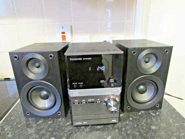 PANASONIC SA-PM38DB AUDIO Shelf stereo system-CD Player, DAB/FM, USB ...