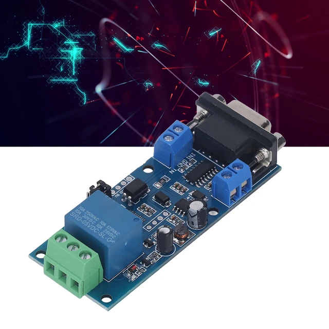 RELAY MODULE 1 Channel Relay Module RS232 TTL UART Communication Interface £3.89 - PicClick UK