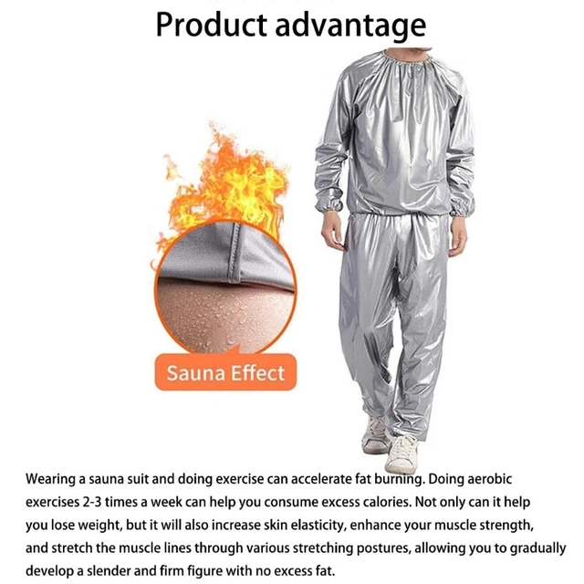 PVC WORKOUT SUIT Warm Retention Accelerates Calorie Loss During ...