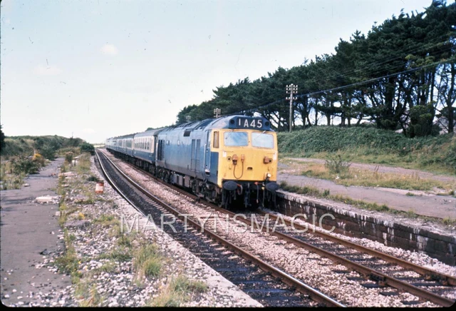ORIGINAL 35MM DIESEL Railway Slide Class 50004 @ Gwinear rd August 1974 ...