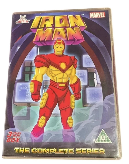 IRON MAN THE Complete Series (DVD, 2007) Marvel 1994 Jetix 3-Disc Box ...