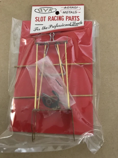 ONE VINTAGE RIKO/AYK 1960’s Brass Tube Space Frame Slot Car Chassis ...