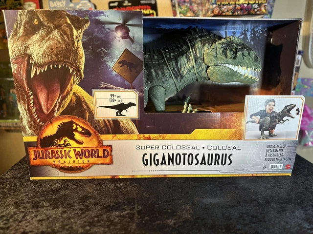 JURASSIC WORLD DOMINION Super Colossal Giganotosaurus Mattel New ...