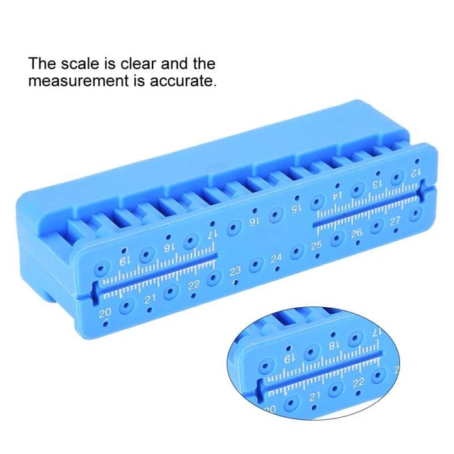 DENTAL ENDO MEASURING Block Autoclavable Files for Dentists £4.34 ...