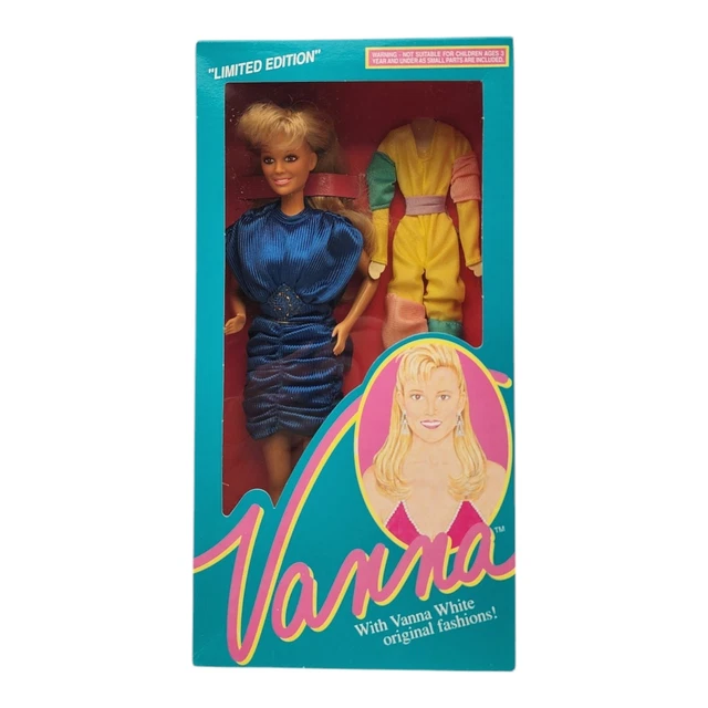 VANNA WHITE DOLL Vintage 1990 Home Shopping Club HSC Limited Edition ...